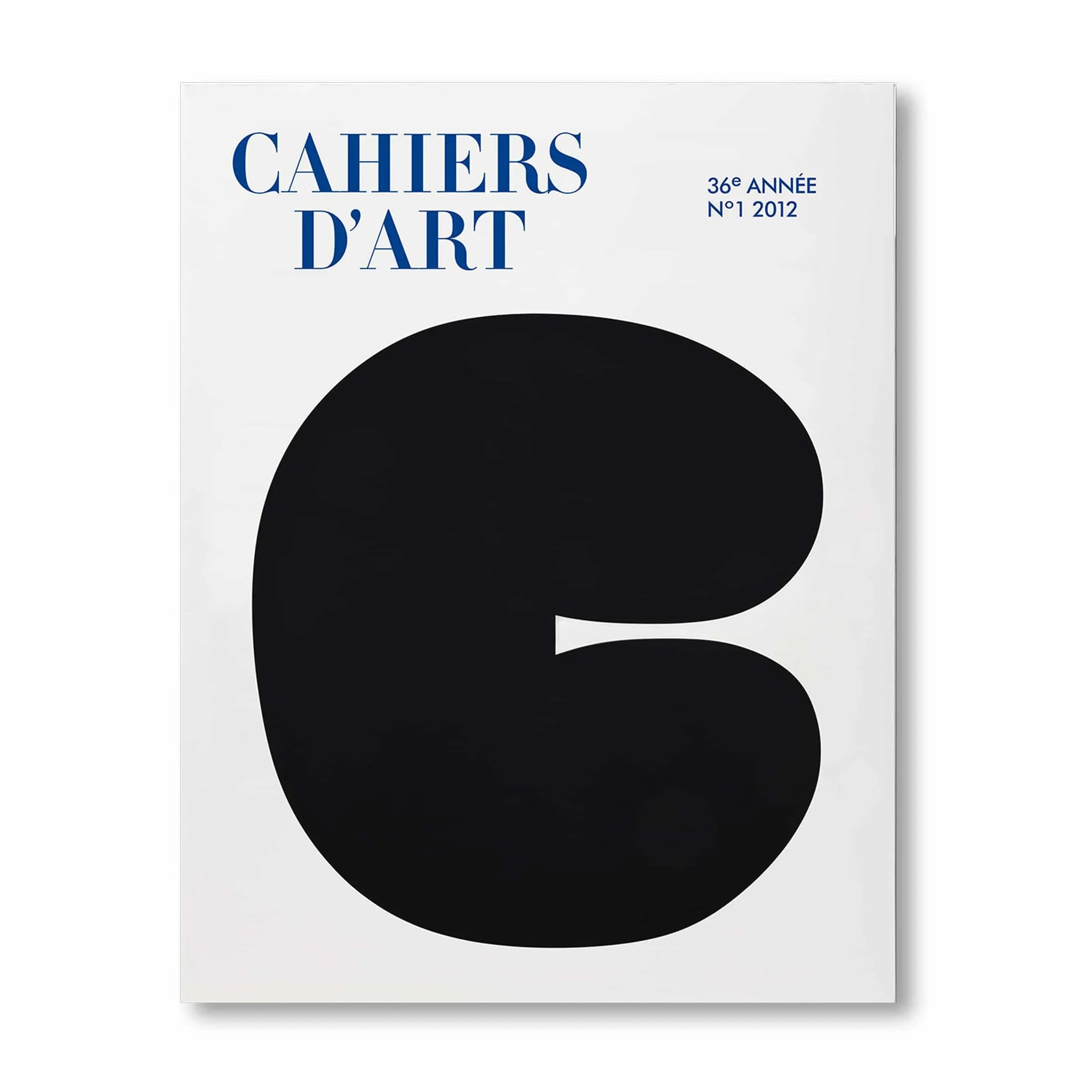 Revue Cahiers d'Art, 2012, n°1, Ellsworth Kelly, Standard Edition